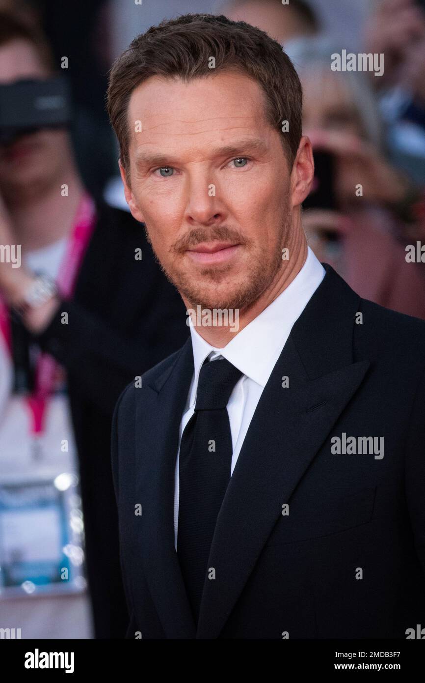 Benedict Cumberbatch poses for photographers upon arrival at the ...