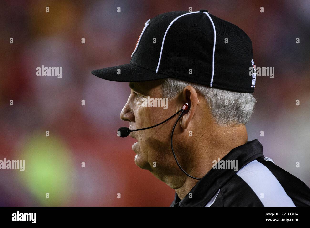 Line judge Jeff Seeman during the second quarter of an NFL football ...