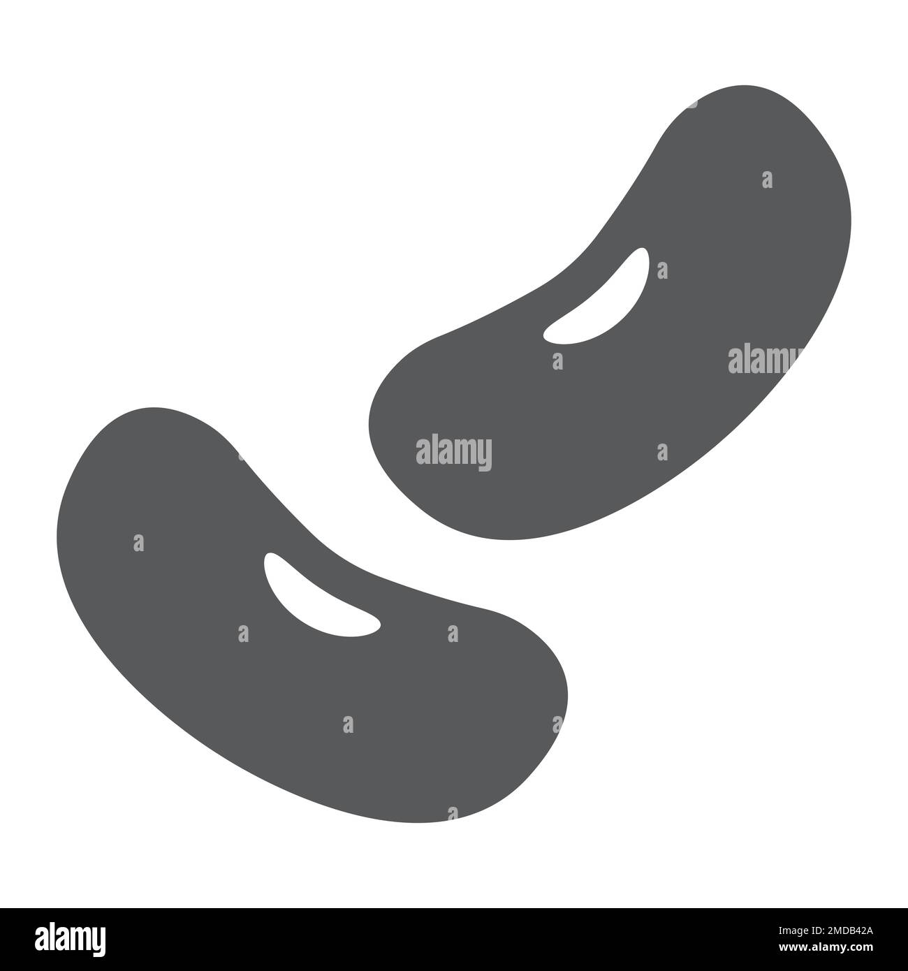 Kidney beans glyph icon, vegetable and diet, vegetarian sign, vector ...