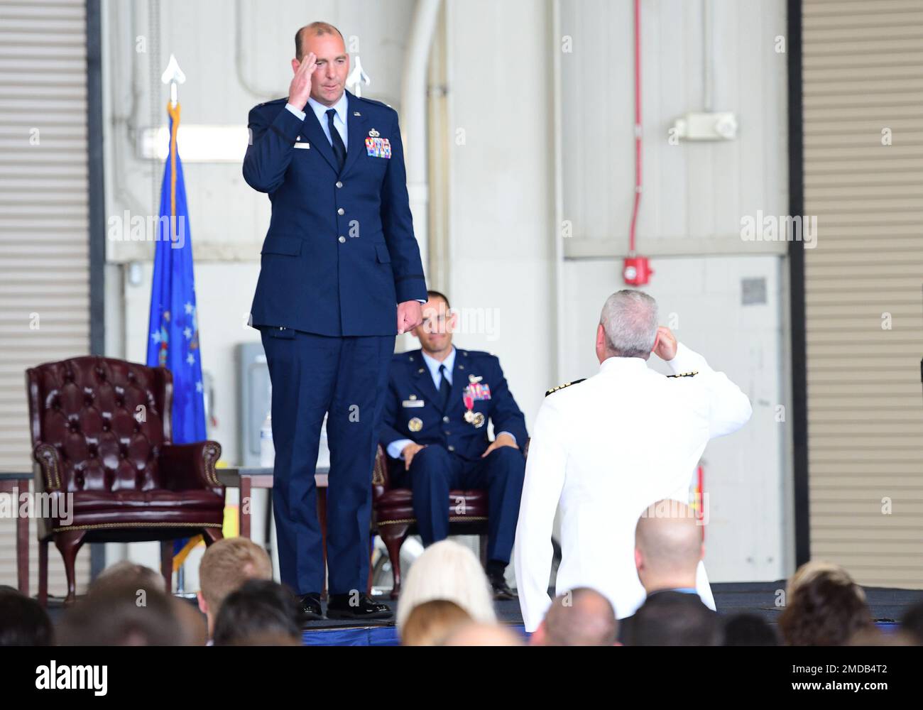 U.S. Air Force Col. Michael A. Freeman, 628th Air Base Wing commander ...