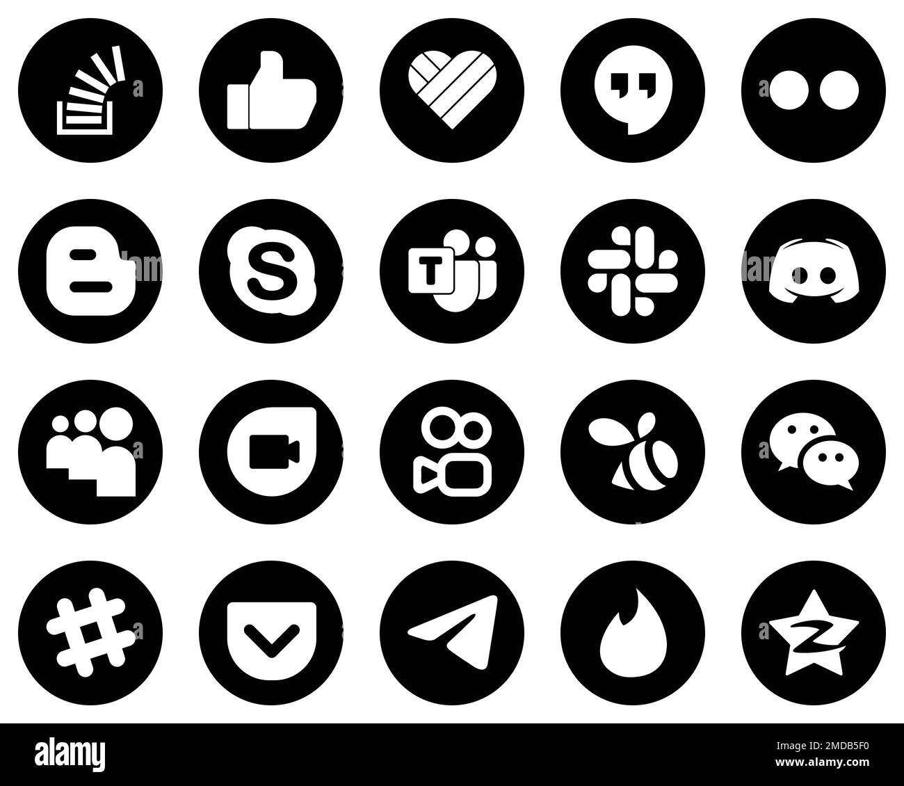 Discord white Stock Vector Images - Alamy