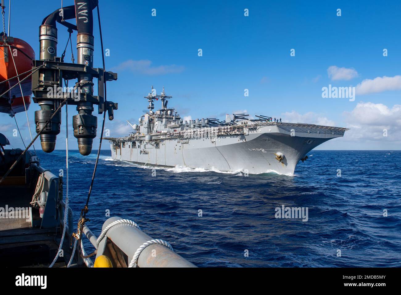 Henry j kaiser class fleet replenishment oiler usns pecos hi-res stock ...
