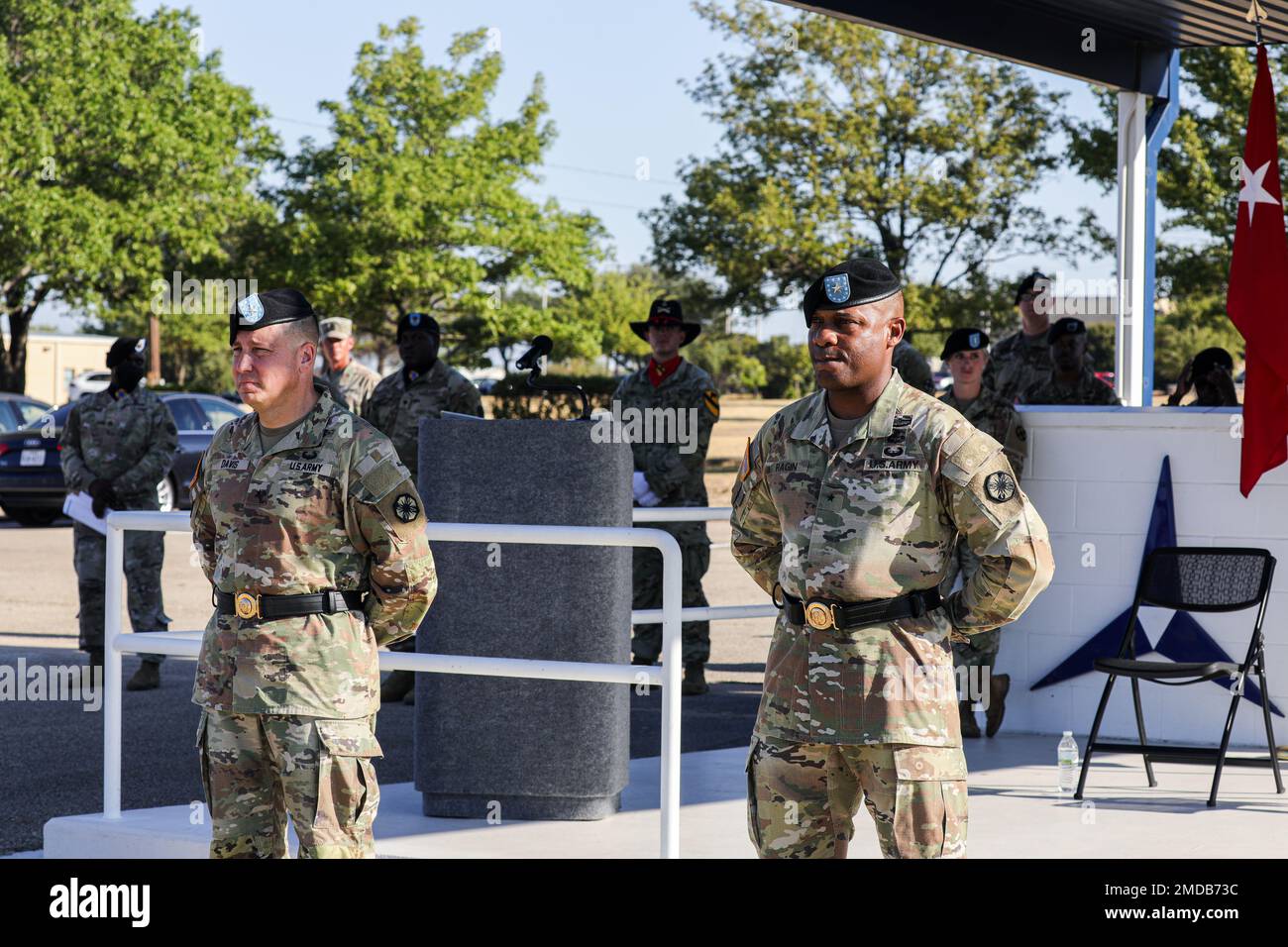 U.S. Army Out going Brig. Gen. Ronald R. Ragin, commanding general for ...