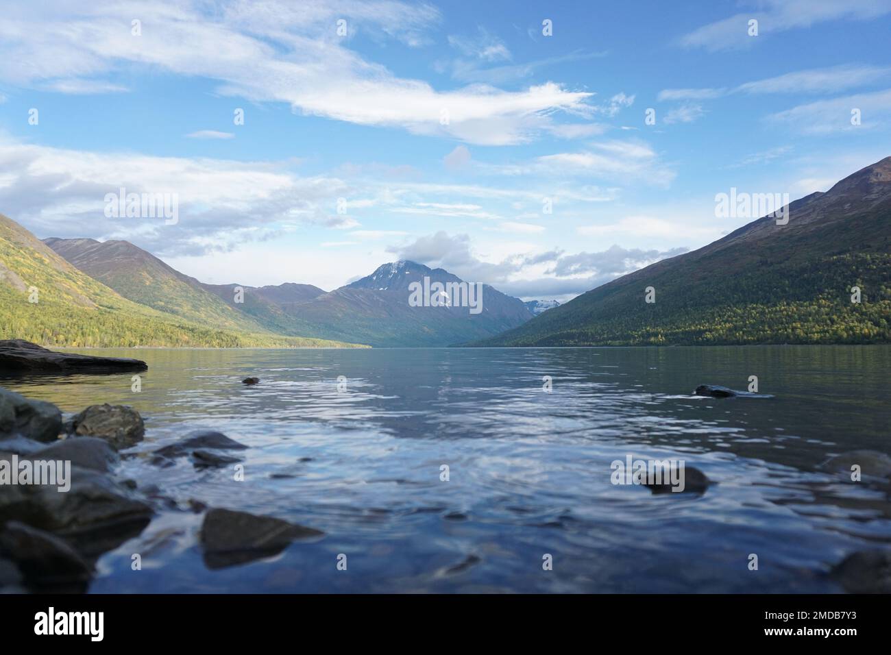 Fall mountains in Anchorage Stock Photo - Alamy