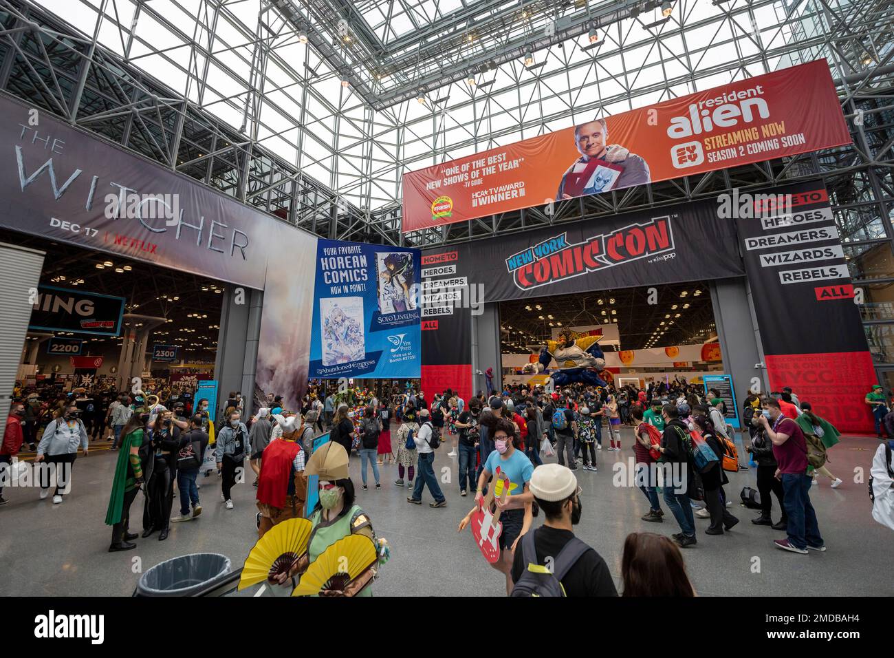 The floor of the Jacob K. Javits Convention Center is seen during New ...