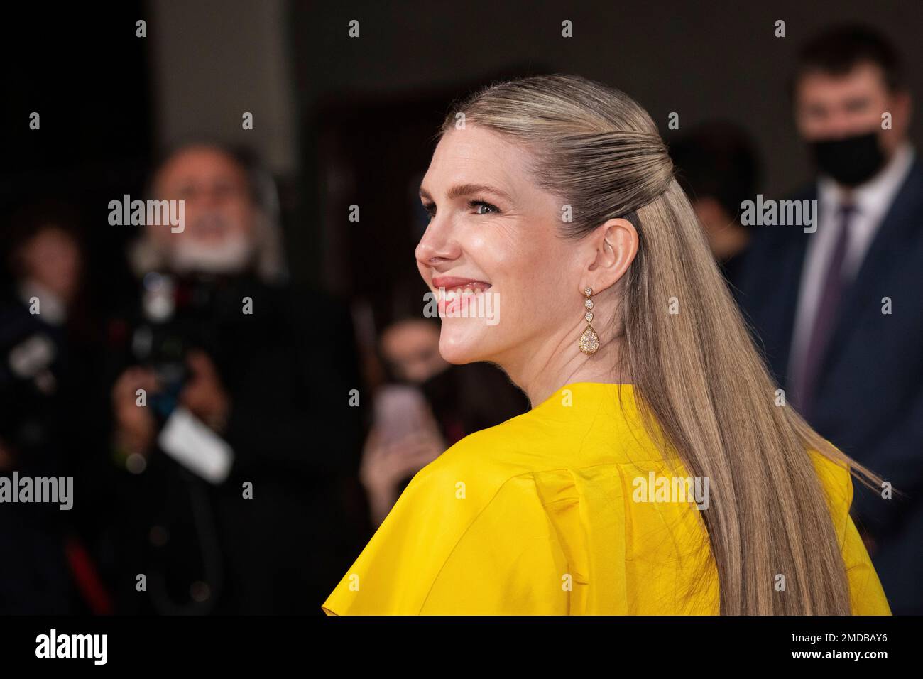 Lily Rabe poses for photographers upon arrival at the premiere of the ...