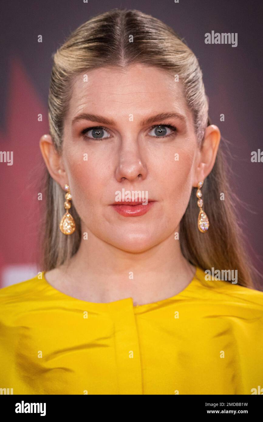 Lily Rabe poses for photographers upon arrival at the premiere of the ...