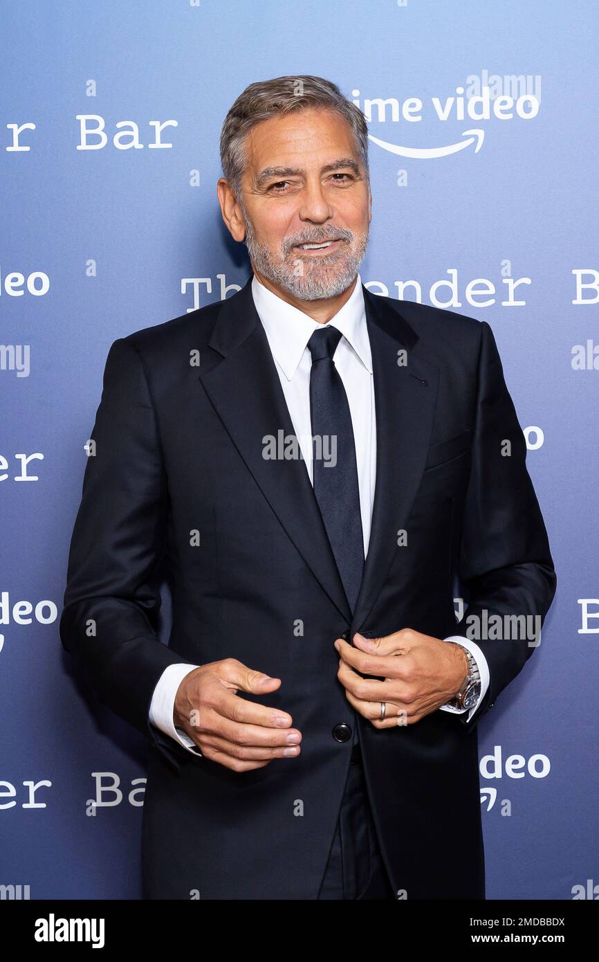 George Clooney poses for photographs at the Amazon Prime Video pre ...