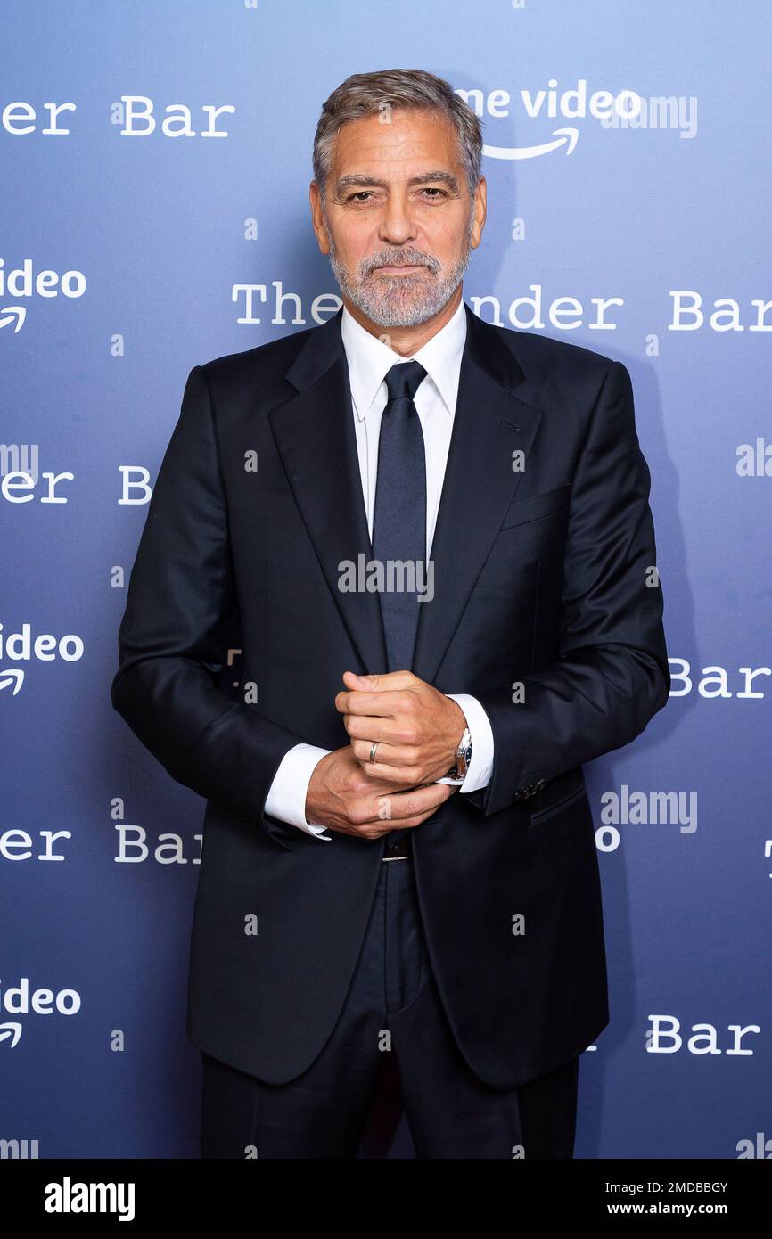 George Clooney poses for photographs at the Amazon Prime Video pre ...