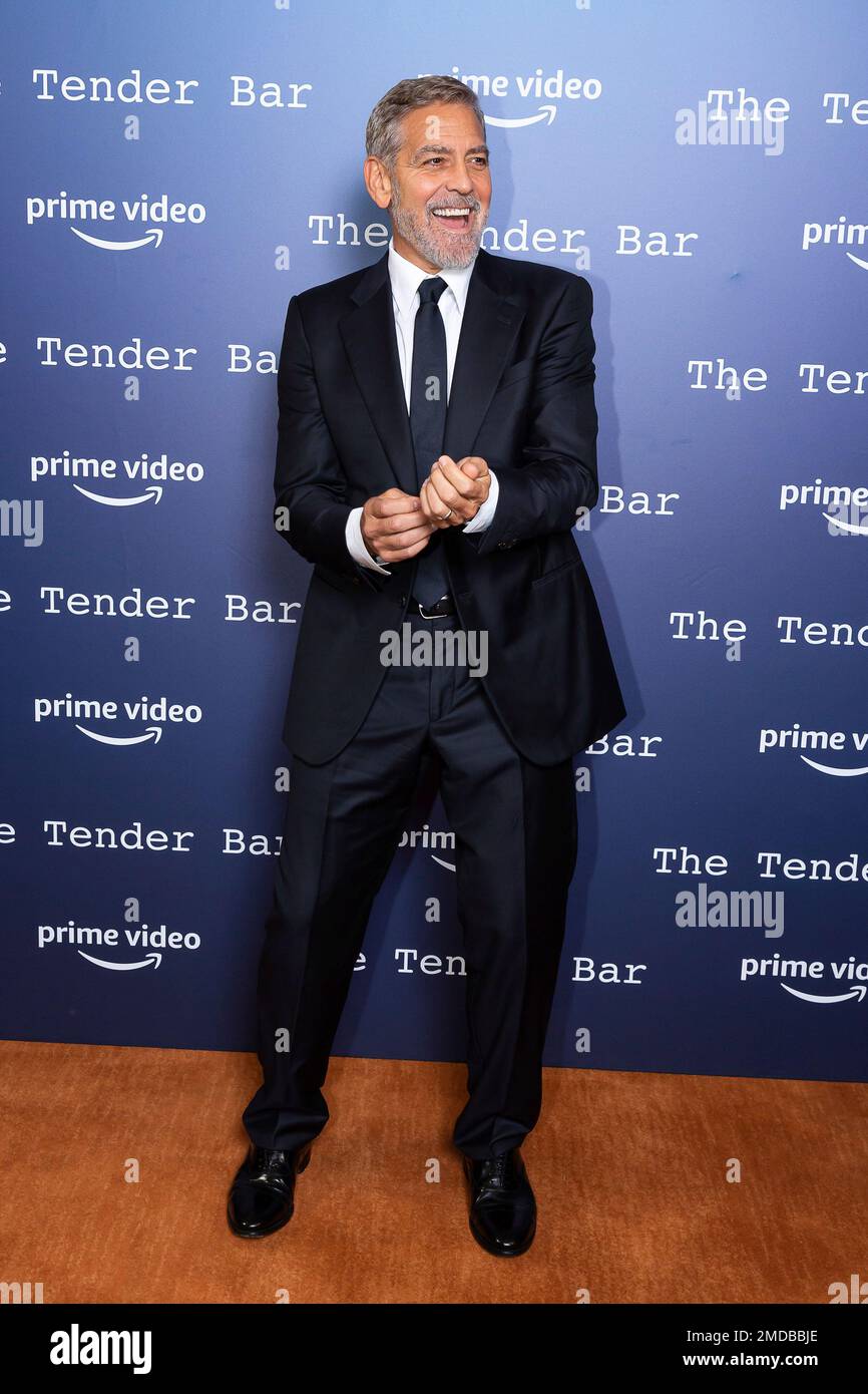 George Clooney poses for photographs at the Amazon Prime Video pre ...