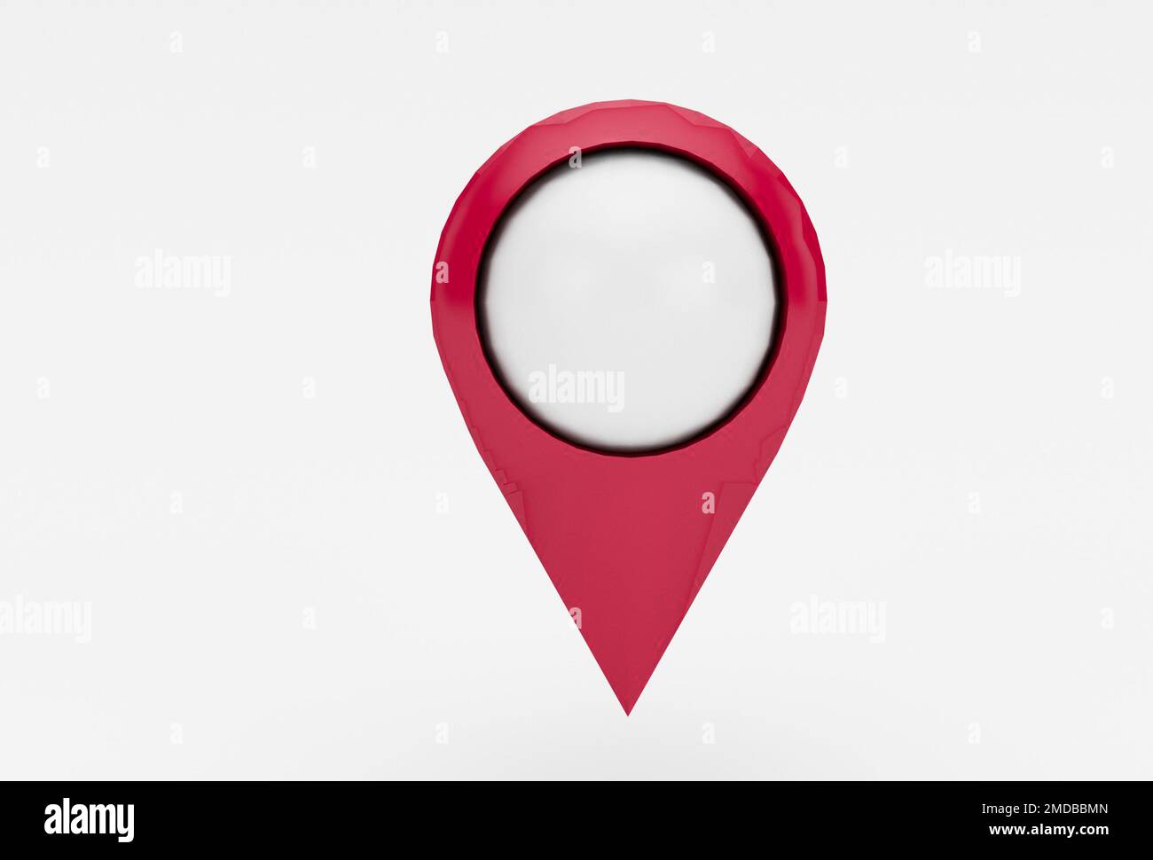 Location map pin gps pointer markers 3d illustration for destination minimal 3d rendering Stock ...