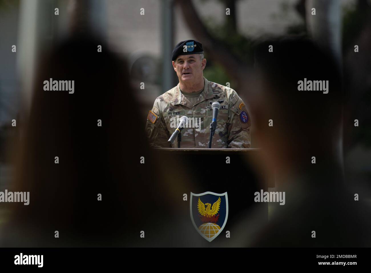 U.S. Army Pacific Commanding General Gen. Charles A. Flynn welcomes ...