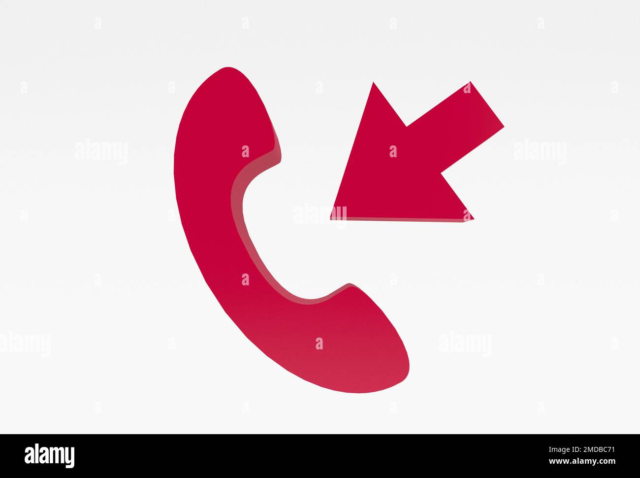 income call icon 3d illustration minimal rendering on white background ...