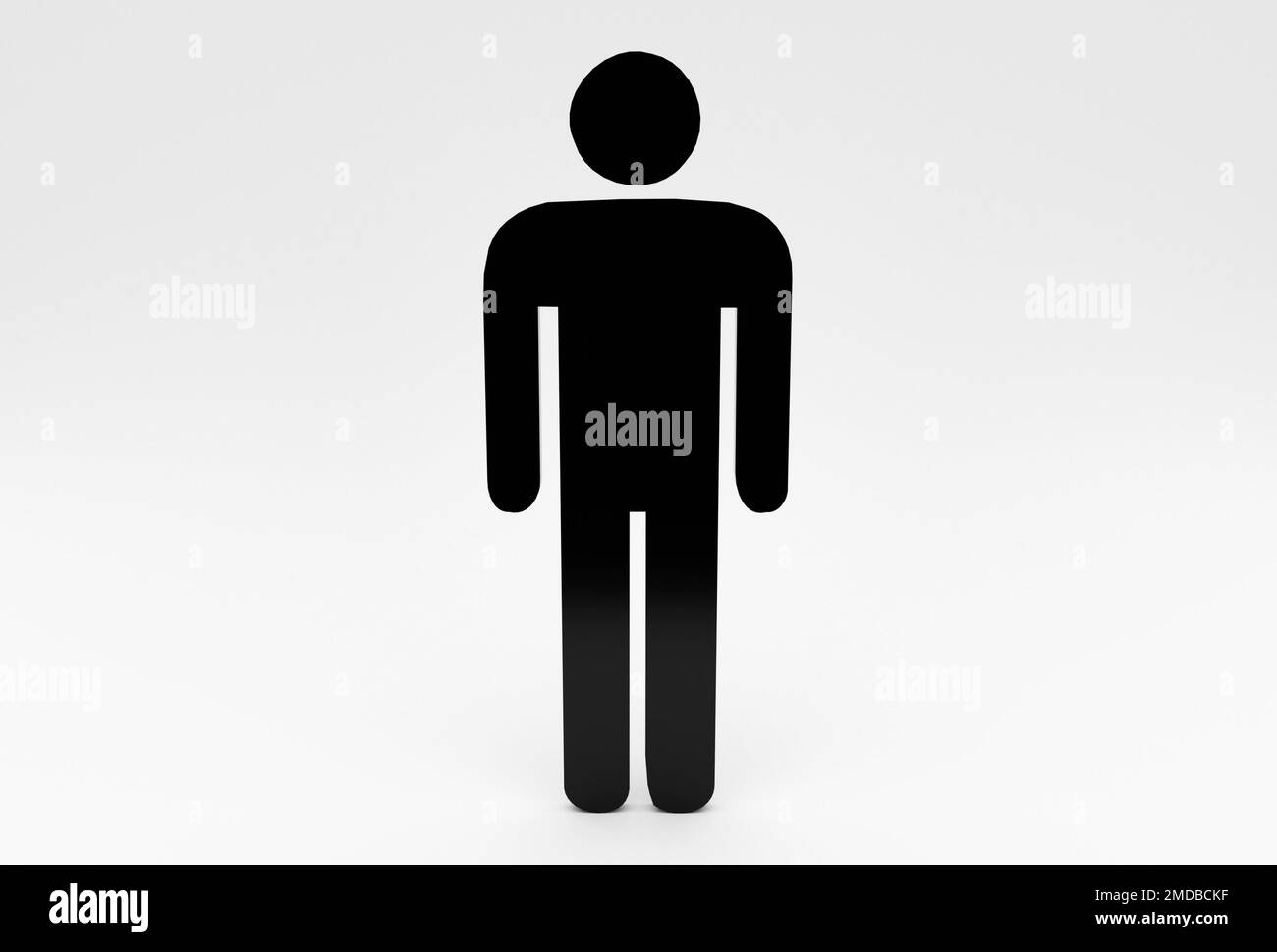 Men icon 3d illustration minimal rendering on white background Stock ...