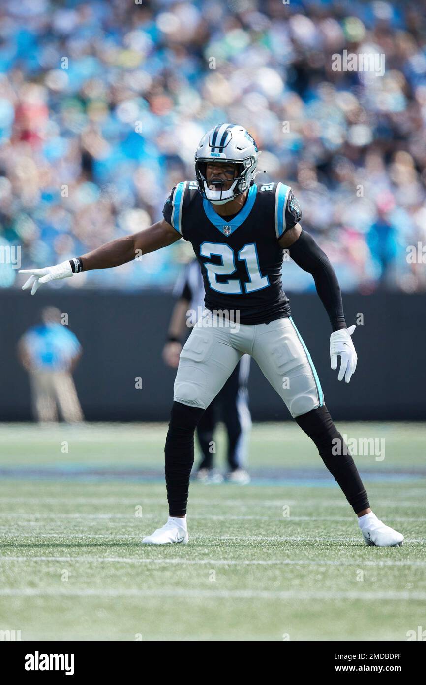 Carolina Panthers safety Jeremy Chinn (21) during an NFL football game ...