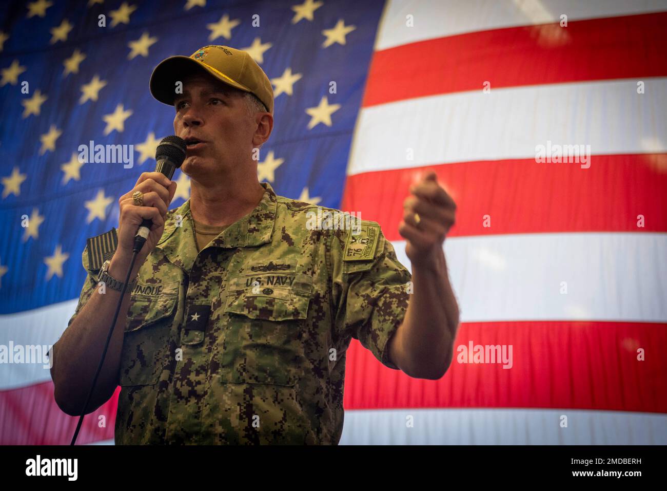 SASEBO, Japan (July 15, 2022) Rear Adm. Derek Trinque, commander ...