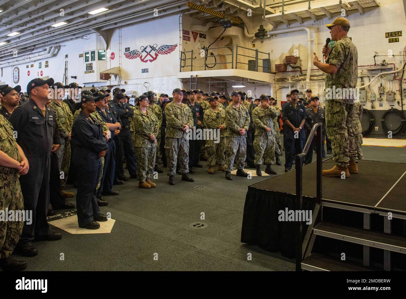 SASEBO, Japan (July 15, 2022) Rear Adm. Derek Trinque, commander ...
