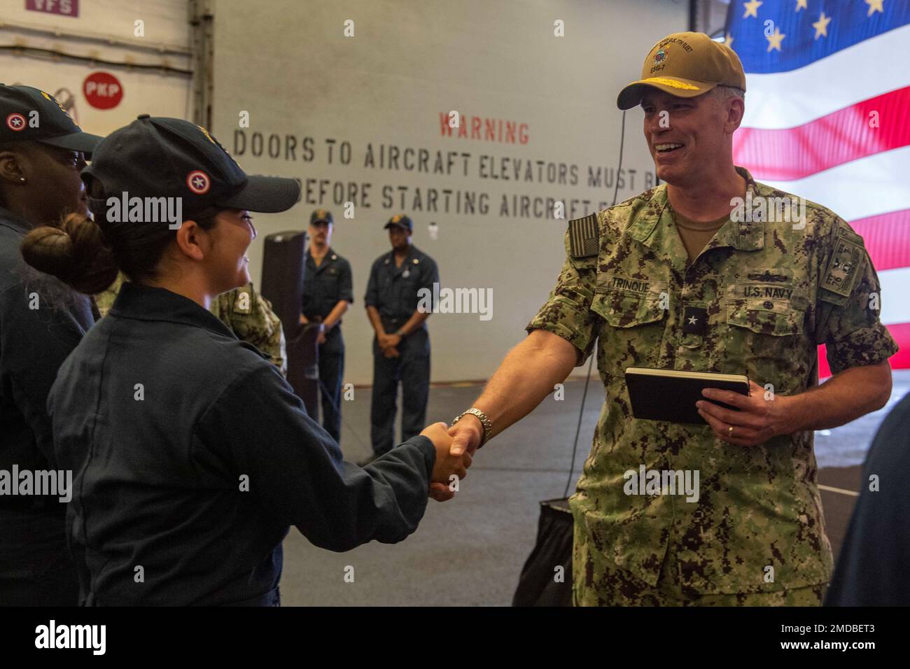 SASEBO, Japan (July 15, 2022) Rear Adm. Derek Trinque, commander ...