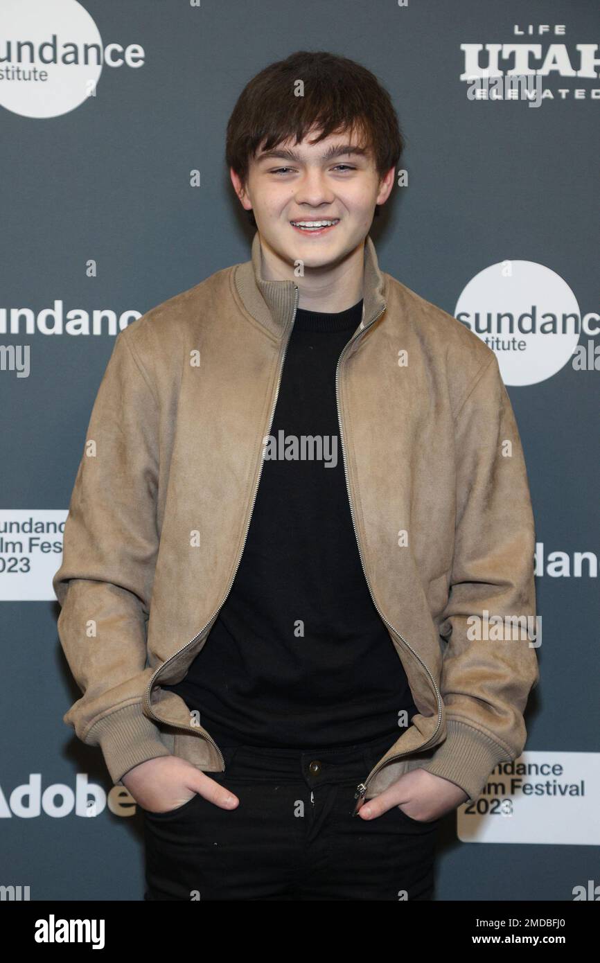 Park City, UT, USA. 22nd Jan, 2023. Oren Kinlan at arrivals for FLORA AND SON Premiere at ...