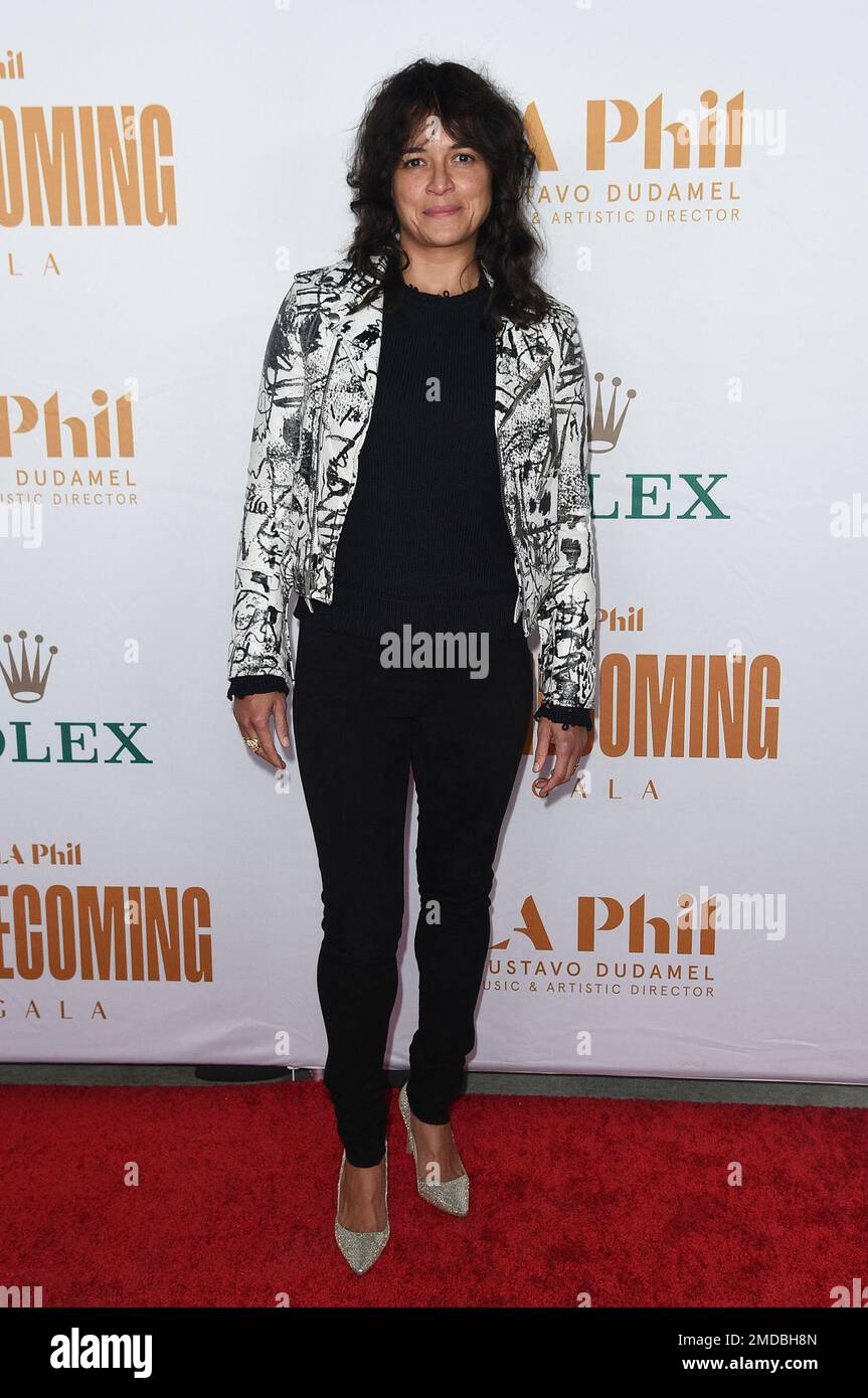 Michelle Rodriguez arrives at the Los Angeles Philharmonic Homecoming ...