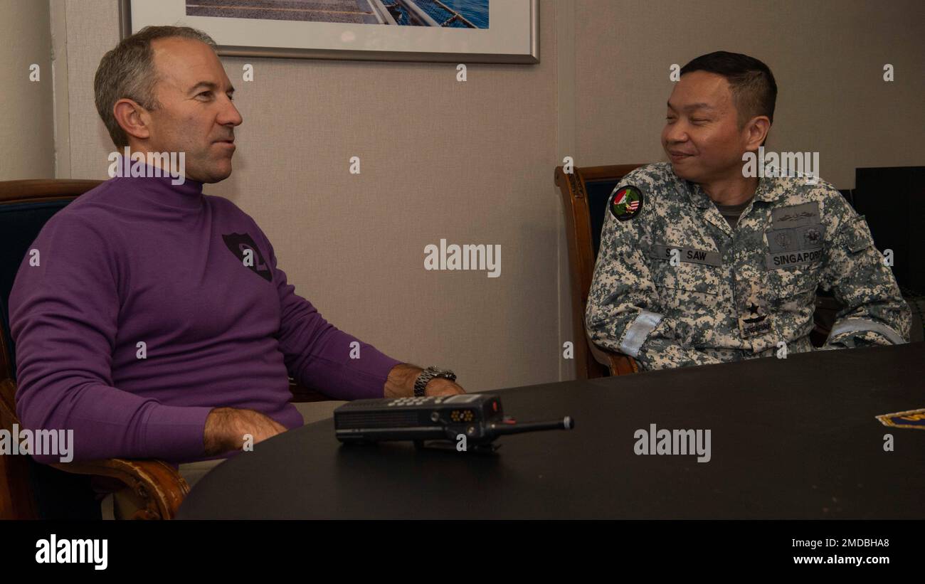 220715-N-ZW128-1126 PACIFIC OCEAN (July 15, 2022) U.S. Navy Capt. Aaron ...
