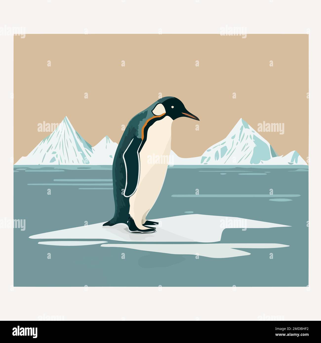 Ice in sea Stock Vector Images - Alamy