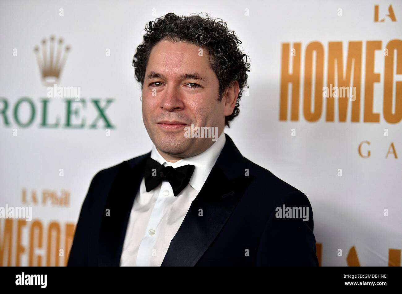 Gustavo Dudamel arrives at the Los Angeles Philharmonic Homecoming ...