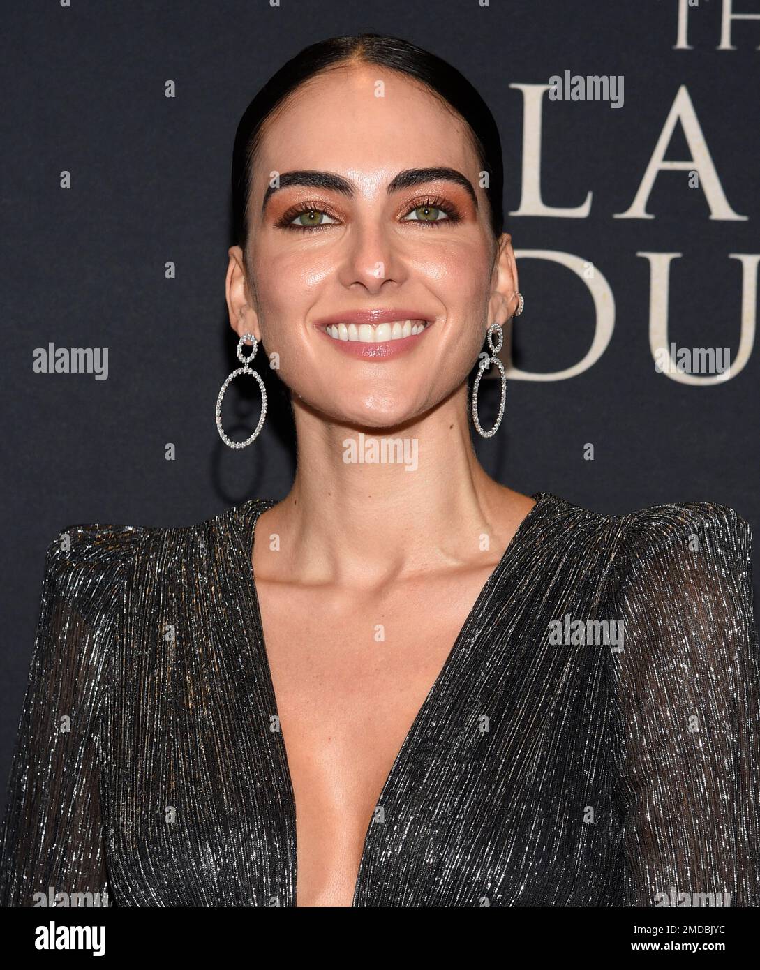 Daniela Botero attends the premiere of "The Last Duel" at Rose Theater ...
