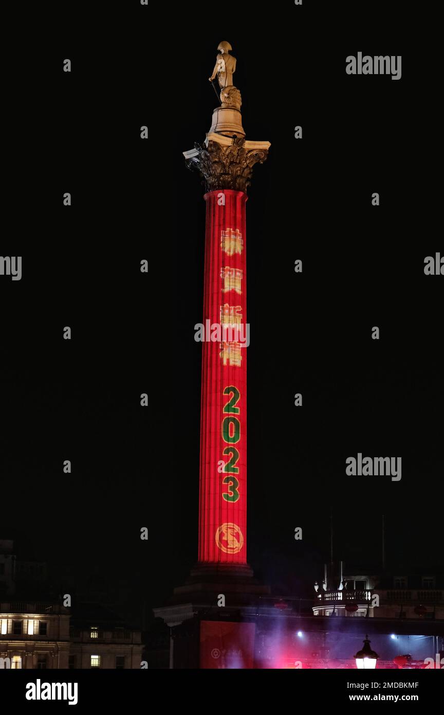 Nelsons column spring festival hi-res stock photography and images - Alamy