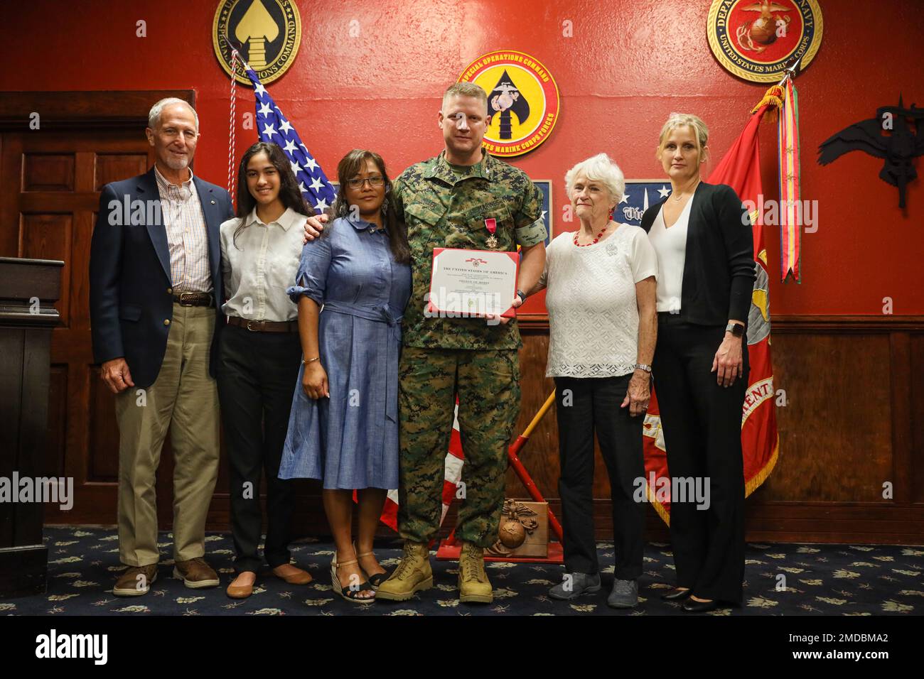 U.S. Marine Corps Col. Brian R. Miller, outgoing commanding officer of ...