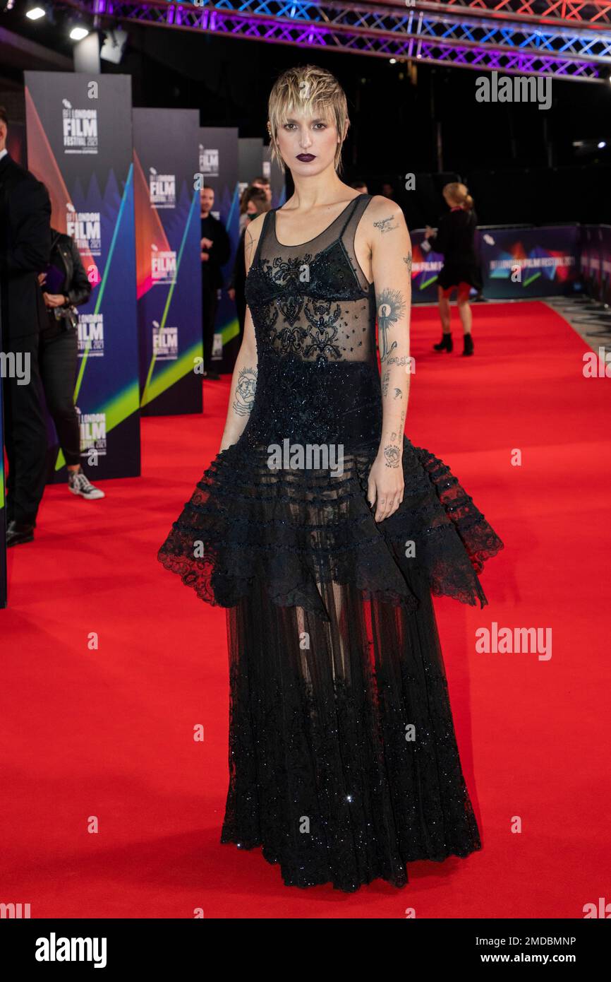Agathe Rousselle poses for photographers upon arrival at the premiere ...