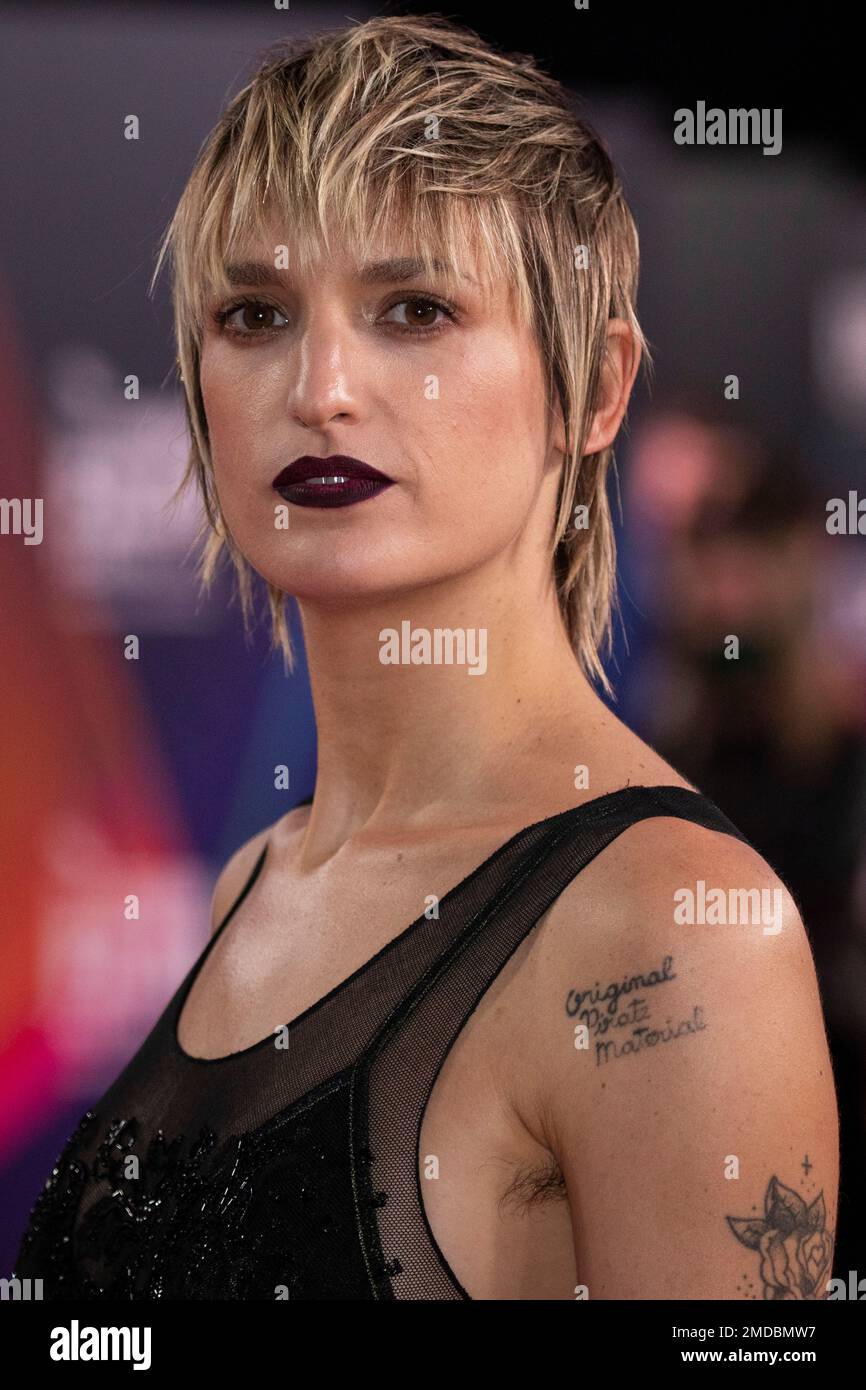 Agathe Rousselle poses for photographers upon arrival at the premiere ...