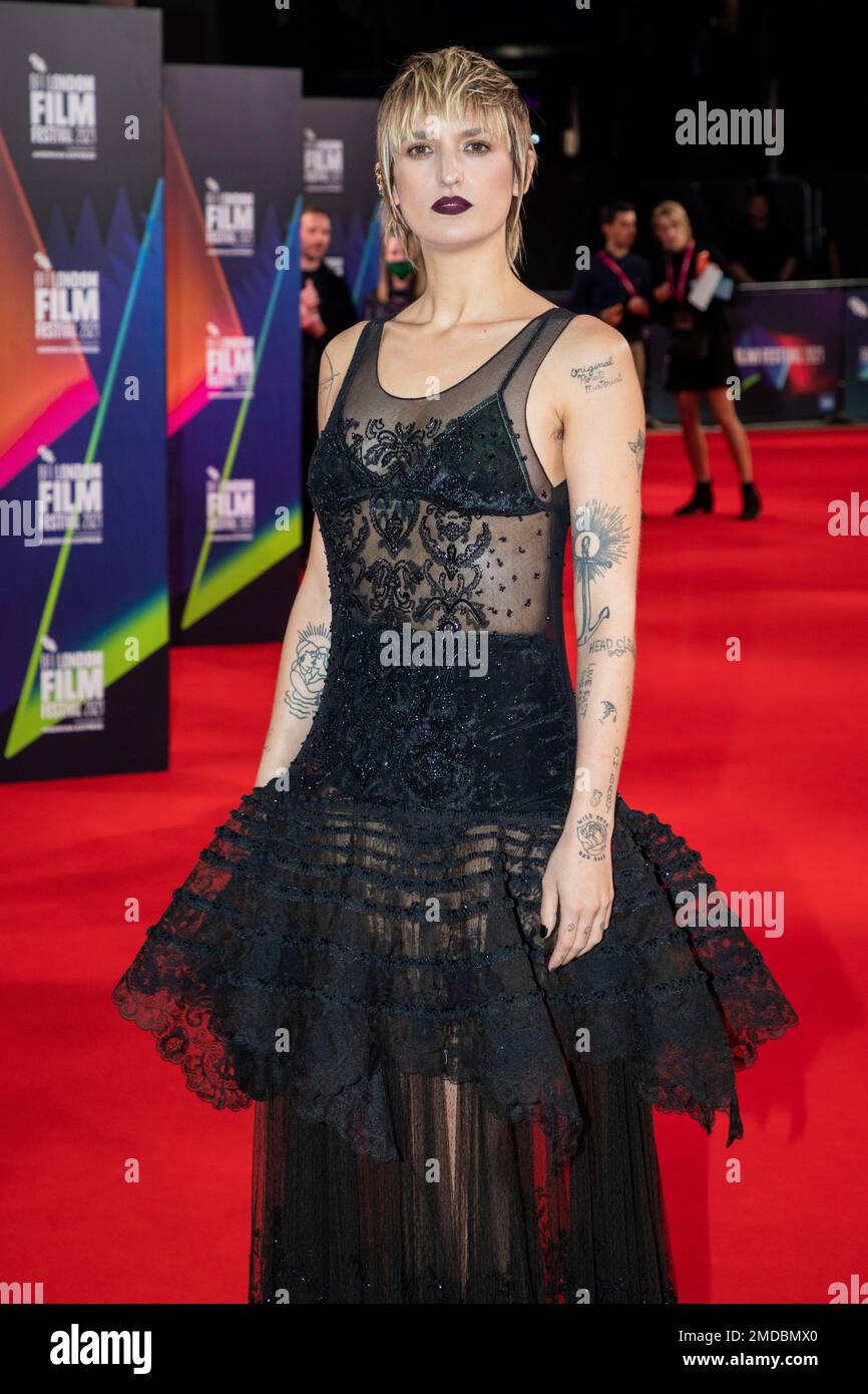 Agathe Rousselle poses for photographers upon arrival at the premiere ...