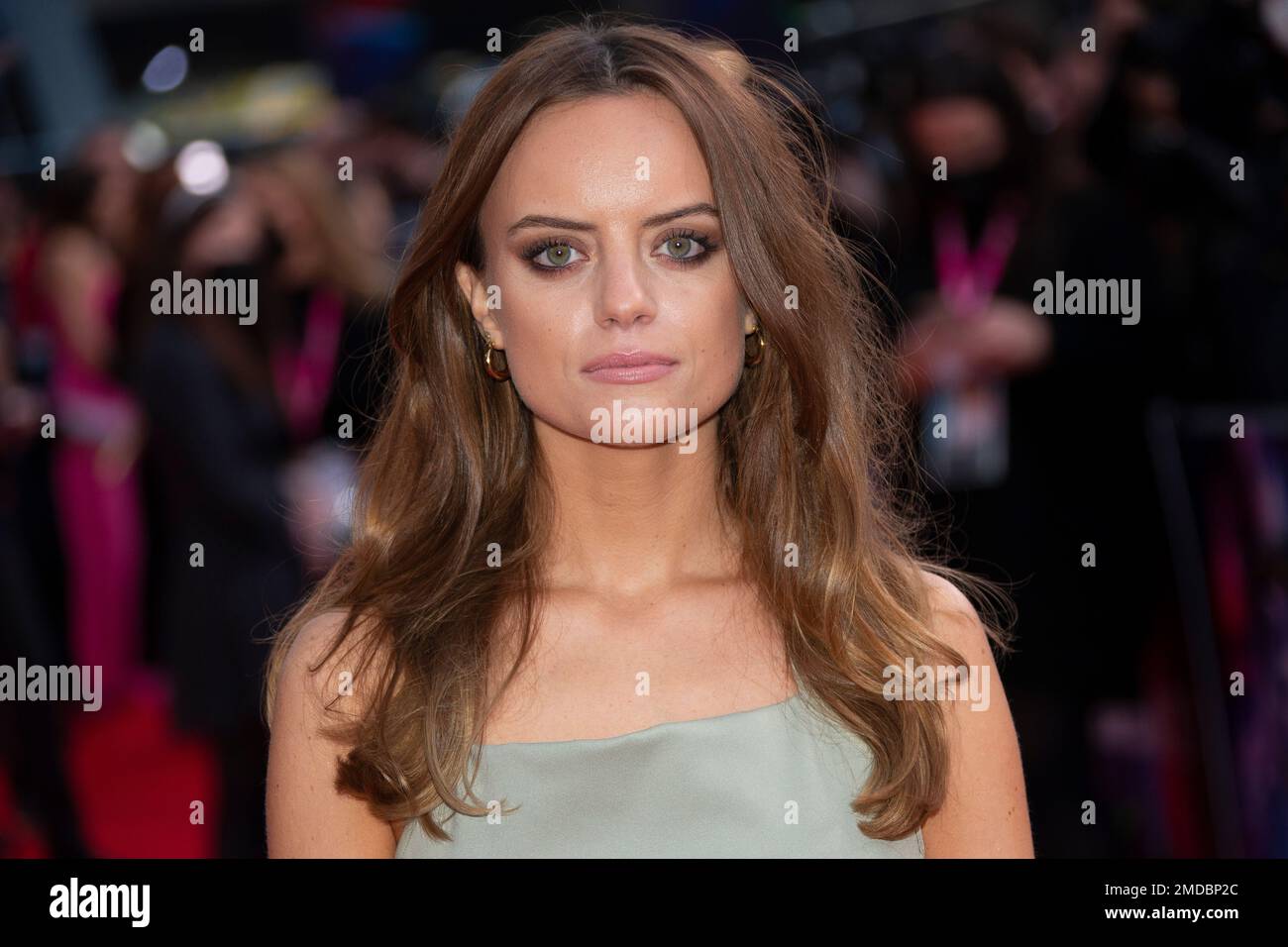 Rebecca Harrod poses for photographers upon arrival at the premiere of ...