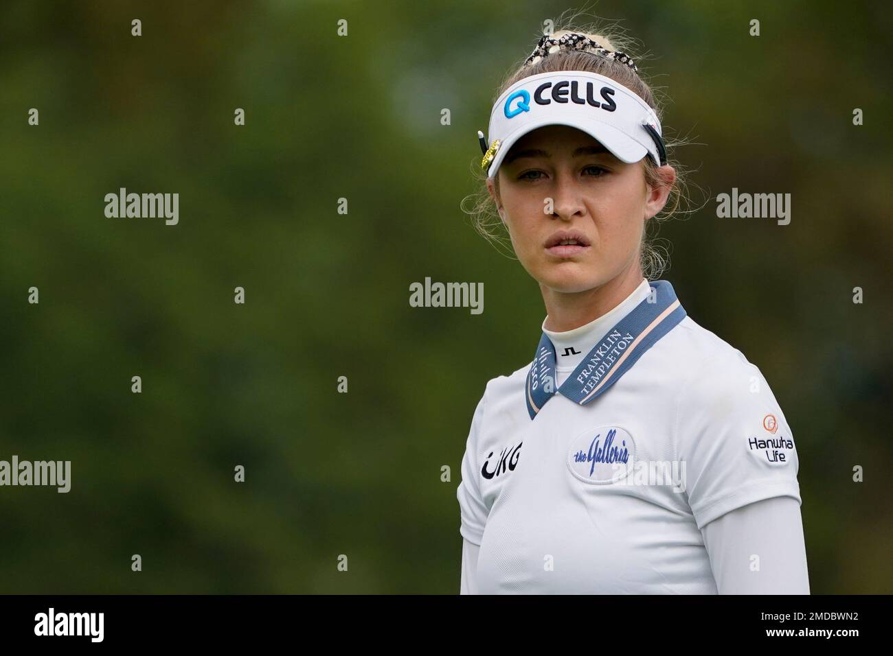 Nelly Korda walks up to the 10th green in the second round of the ...
