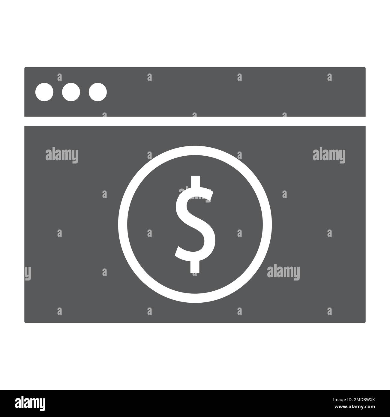Online banking glyph icon, finance and banking, payment sign, vector graphics, a solid pattern ...