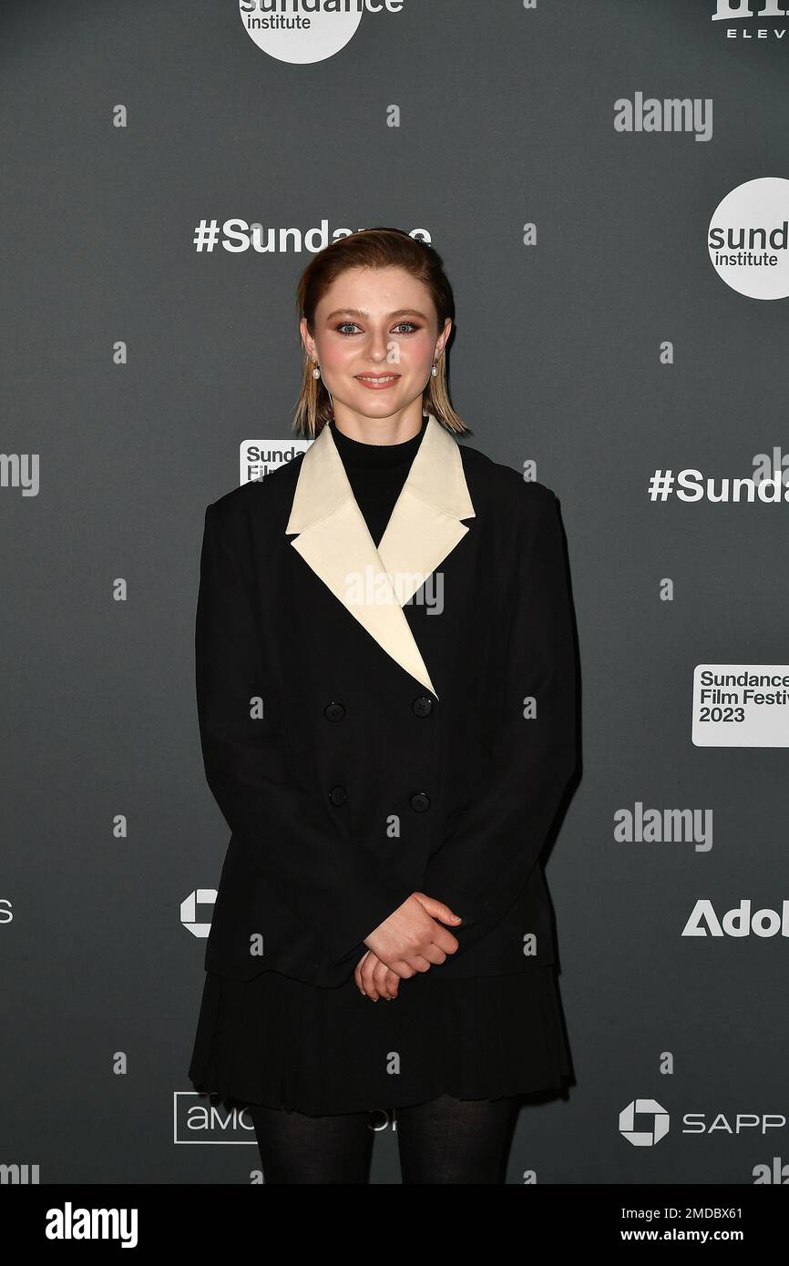 Thomasin McKenzie attends the 2023 Sundance Film Festival "Eileen ...