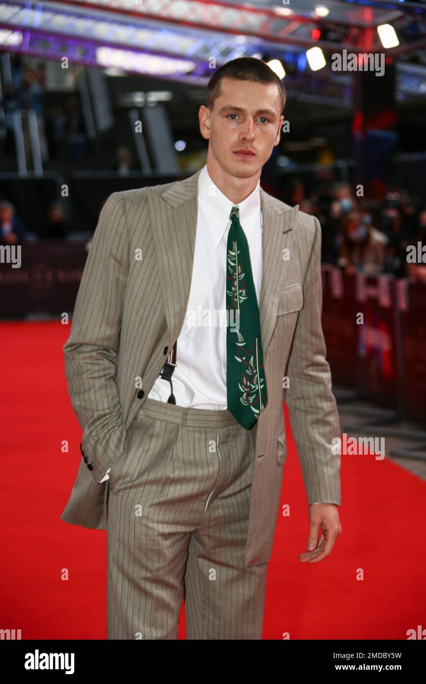 Harris Dickinson poses for photographers upon arrival at the premiere ...