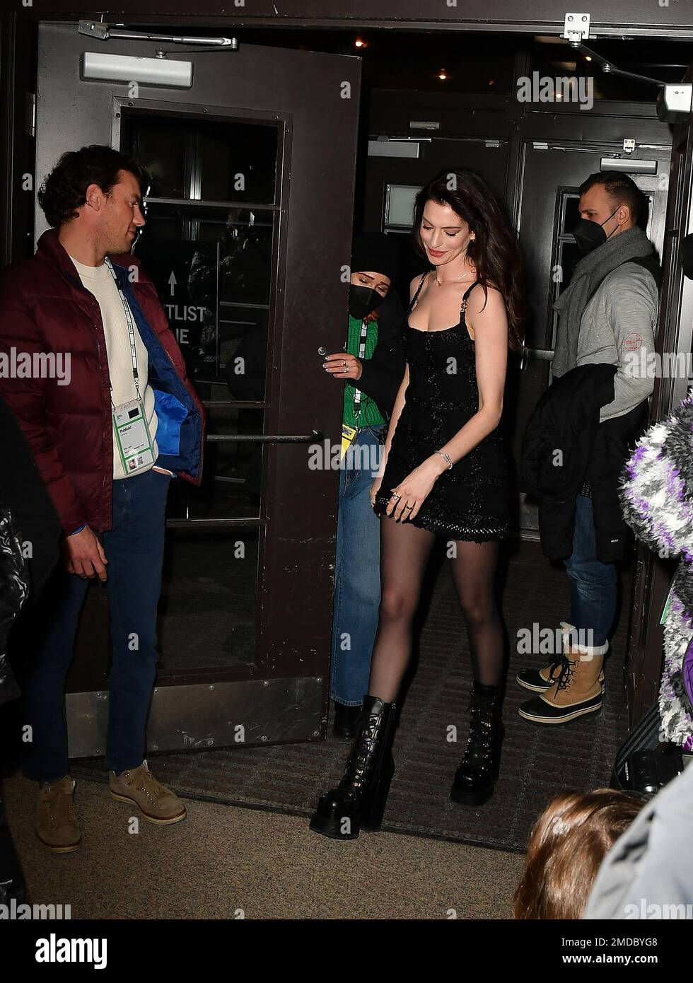 Anne Hathaway attends the 2023 Sundance Film Festival "Eileen" Premiere ...