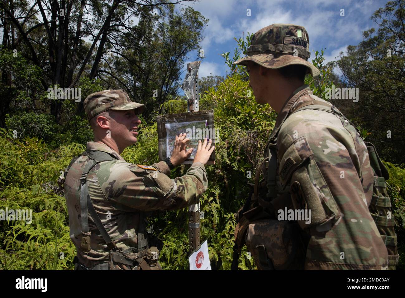 U.S. Army Soldiers assigned to the 95th Engineer Company, 130th ...