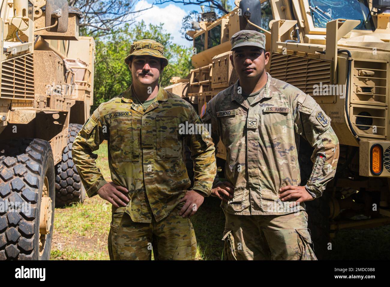 U.S. Army Soldiers assigned to the 95th Engineer Company, 130th ...