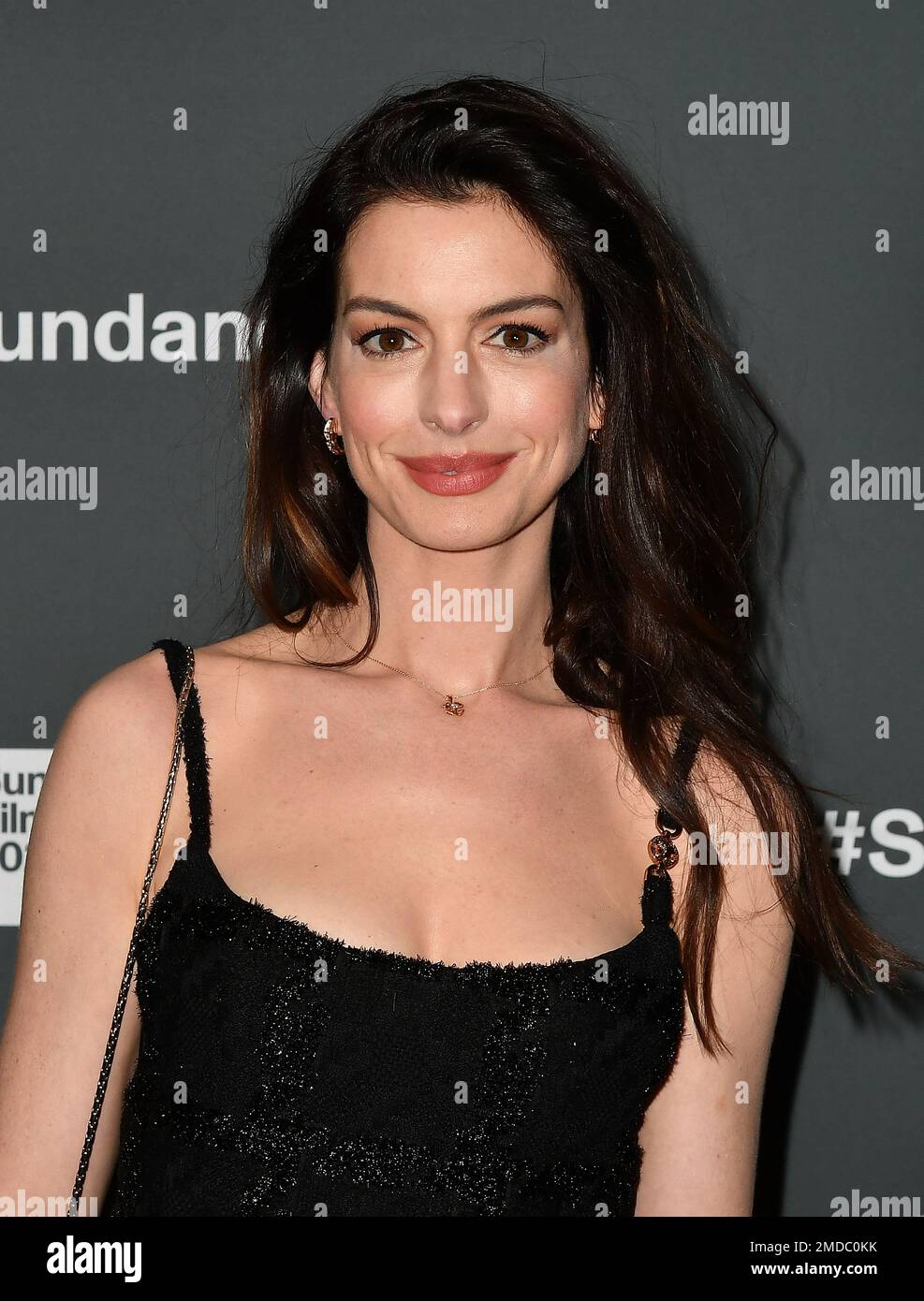 Anne Hathaway attends the 2023 Sundance Film Festival "Eileen" Premiere ...