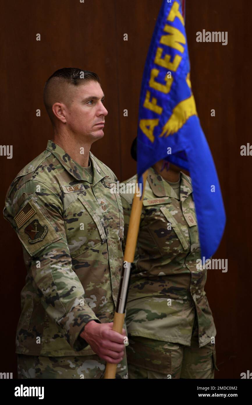 Senior Master Sgt. Raymond Leblanc, a senior enlisted leader assigned ...