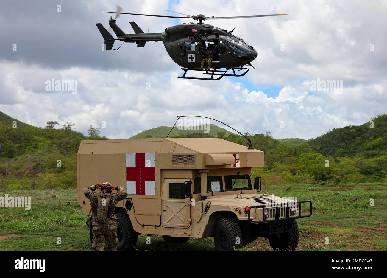 A U.S. Army UH-72 Lakota helicopter assigned to Army Aviation, 101st ...