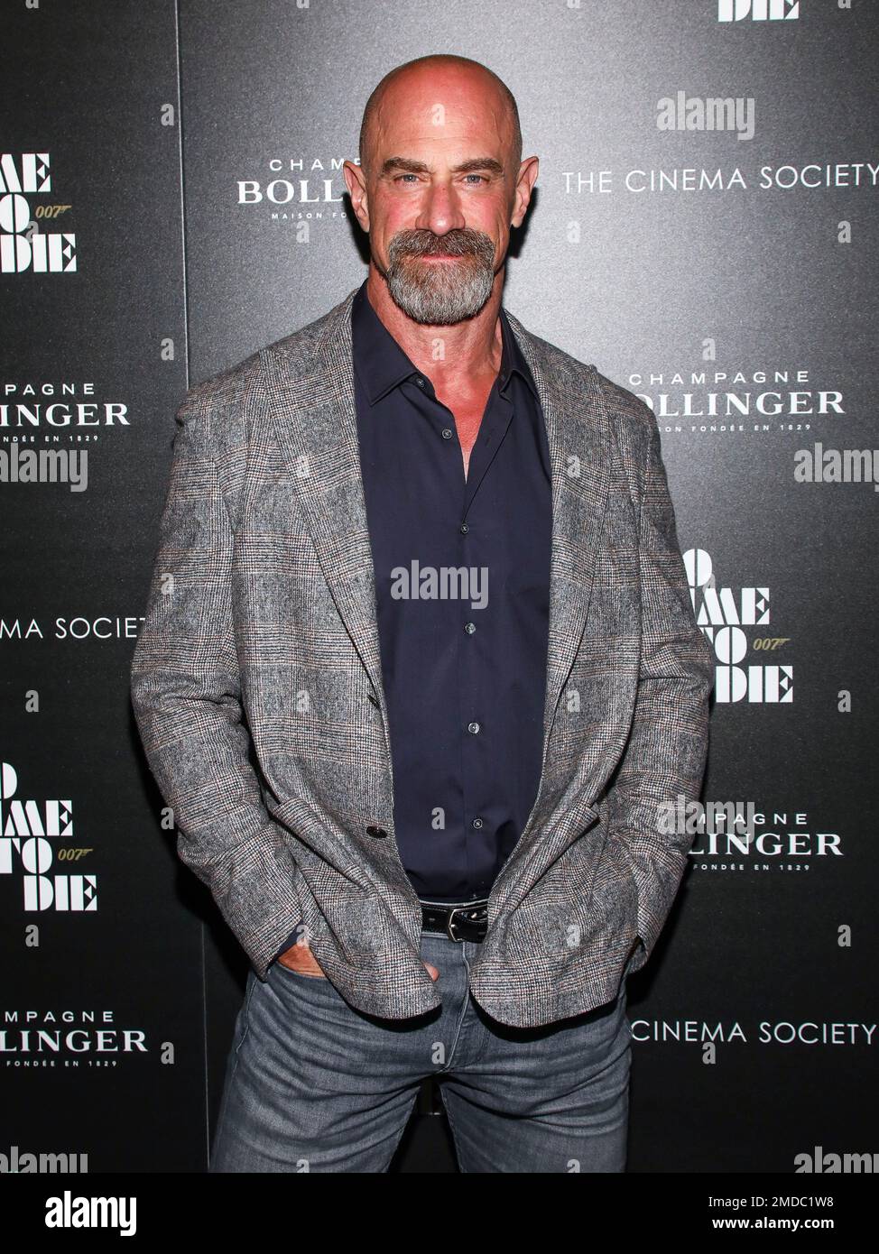 Actor Christopher Meloni attends a special screening of "No Time to Die ...