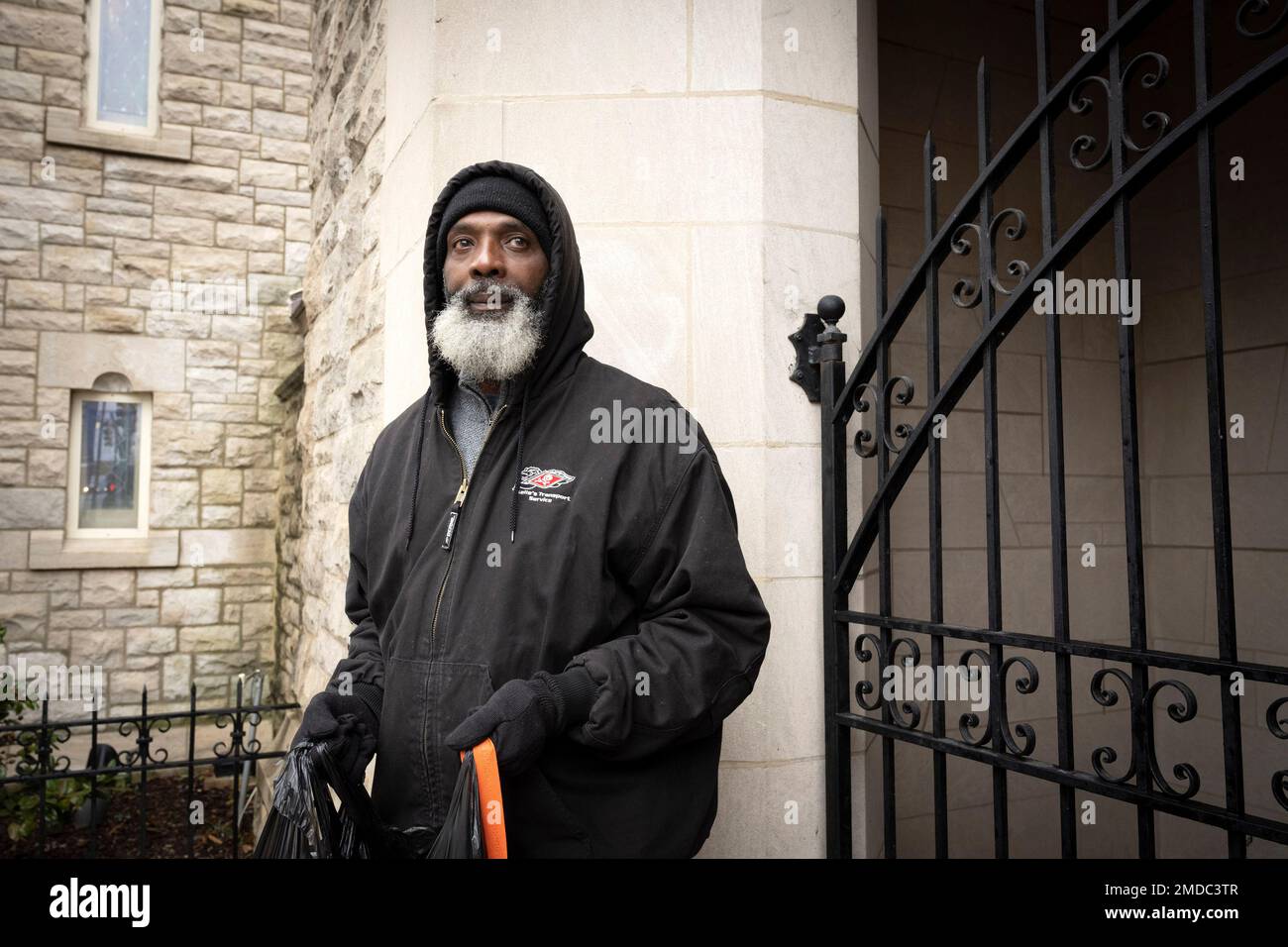 Atlanta, Georgia, USA. 22nd Jan, 2023. Homeless individuals camp near ...