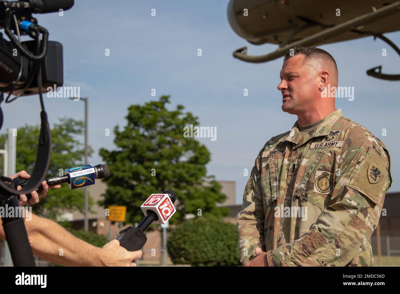 U.S. Army 1st Lt. Jerred Johnson, commander of Bravo Company ...