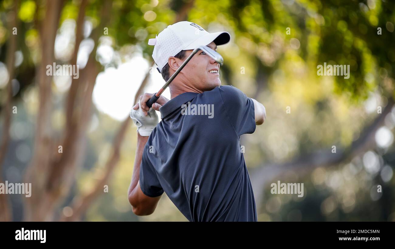 Vanderbilt's Michael Shears is seen during an NCAA golf tournament on ...