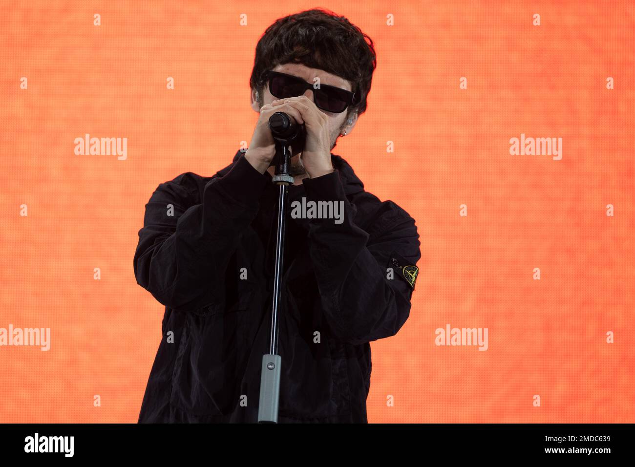 Mantua, Italy. 08th May, 2022. An Italian rappers Gazzelle, stage name ...