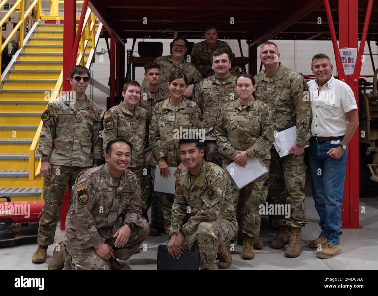 U.S. Air Force 27th Special Operations Security Forces Squadron Airmen ...